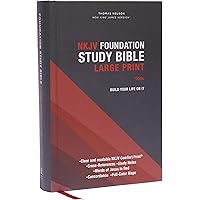 NKJV, Foundation Study Bible, Large Print, Hardcover, Red Letter, Comfort Print: Holy Bible, New ...