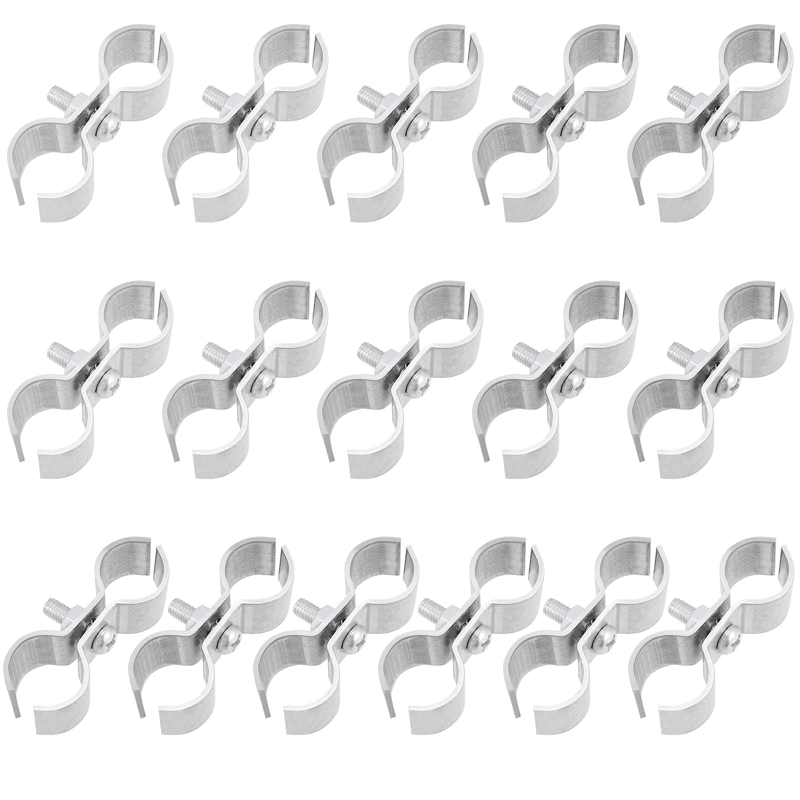 JEUIHAU 16 PCS Kennel Clamps, Chain Link Fence Panel Clamp 1-3/8" OD ...