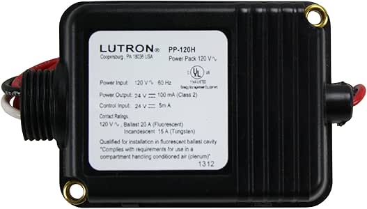 Lutron pp-120h Power Pack 120 VAC 24 VDC activo de alta Power Pack for ...