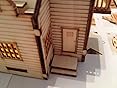 Amazon.com: Desktop Wooden Model Kit Garden House A with a Large Deck ...
