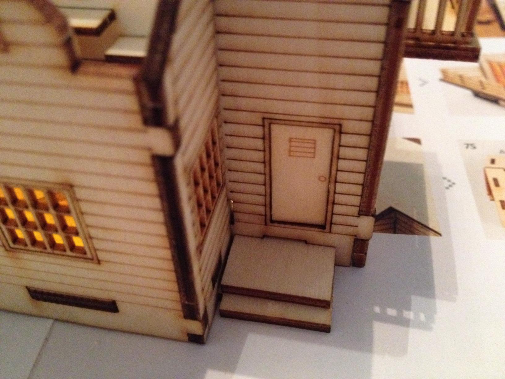 $6/mo - Finance Desktop Wooden Model Kit Garden House A with a Large ...