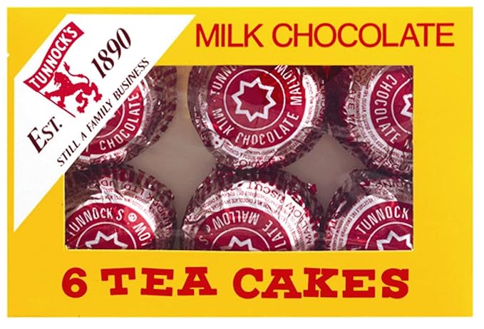 Tunnock's Milk Chocolate Tea Cakes ( 6 Packs of 6 x 24 g ): Amazon.co ...