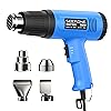 SEEKONE Heat Gun, 1800W Heavy Duty Hot Air Gun Kit Dual-temperature Setting 572℉&1112℉, Hot Heat ...