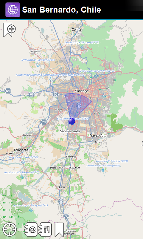 San Bernardo, Chile Offline Map - Smart Sulutions:Amazon.com:Appstore ...