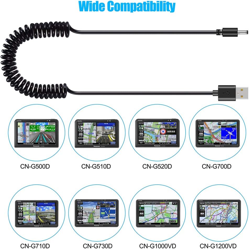 PChero Replacement USB Charge Cable for Panasonic Car GPS Navigation ...