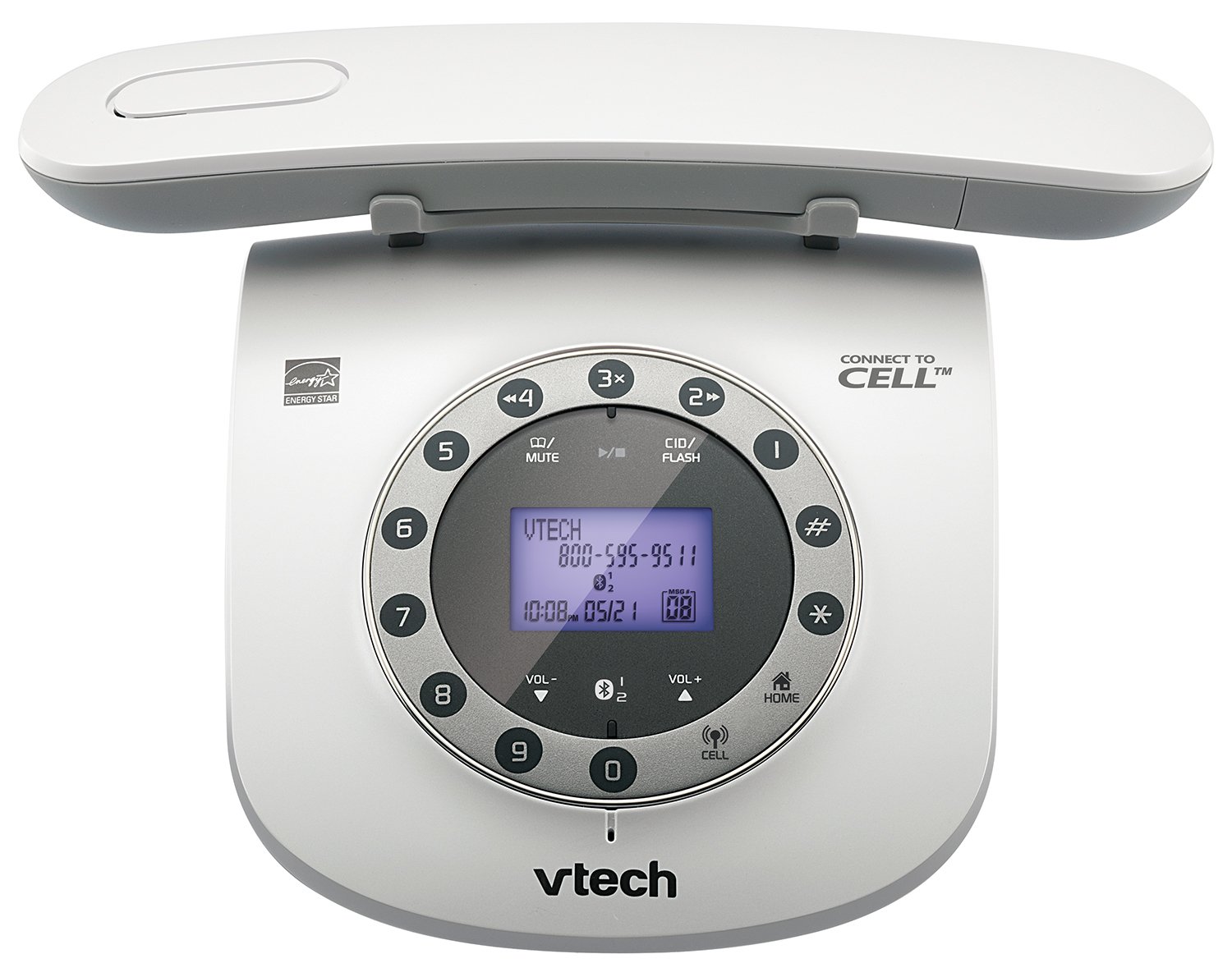 VTech LS6191-17 Retro Design DECT 6.0 Cordless Phone With Rotary ...
