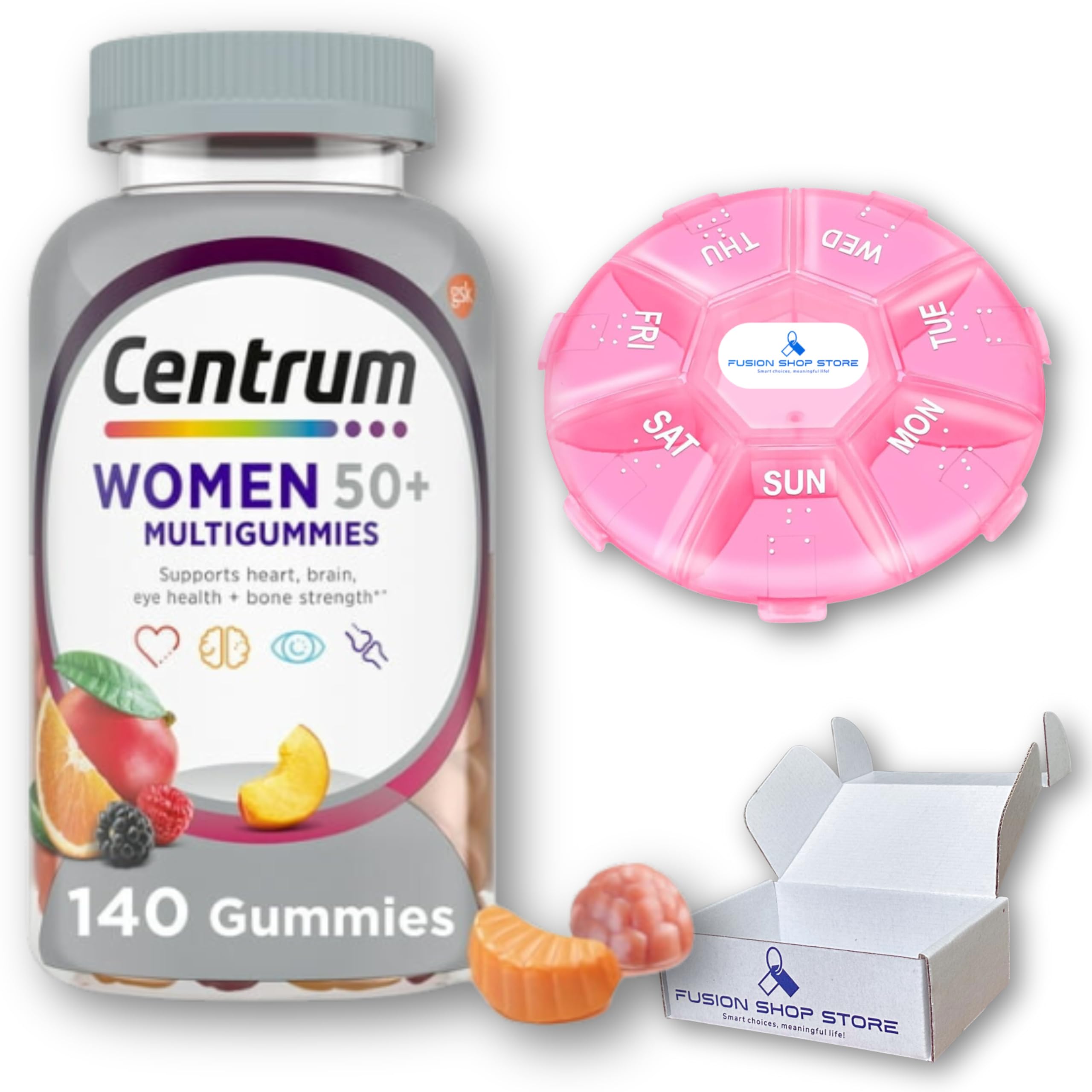 Mua Centrum Silver Women 50 Plus - 140 multivitamin Gummies (1) Set with Fusion Shop Store Week ...