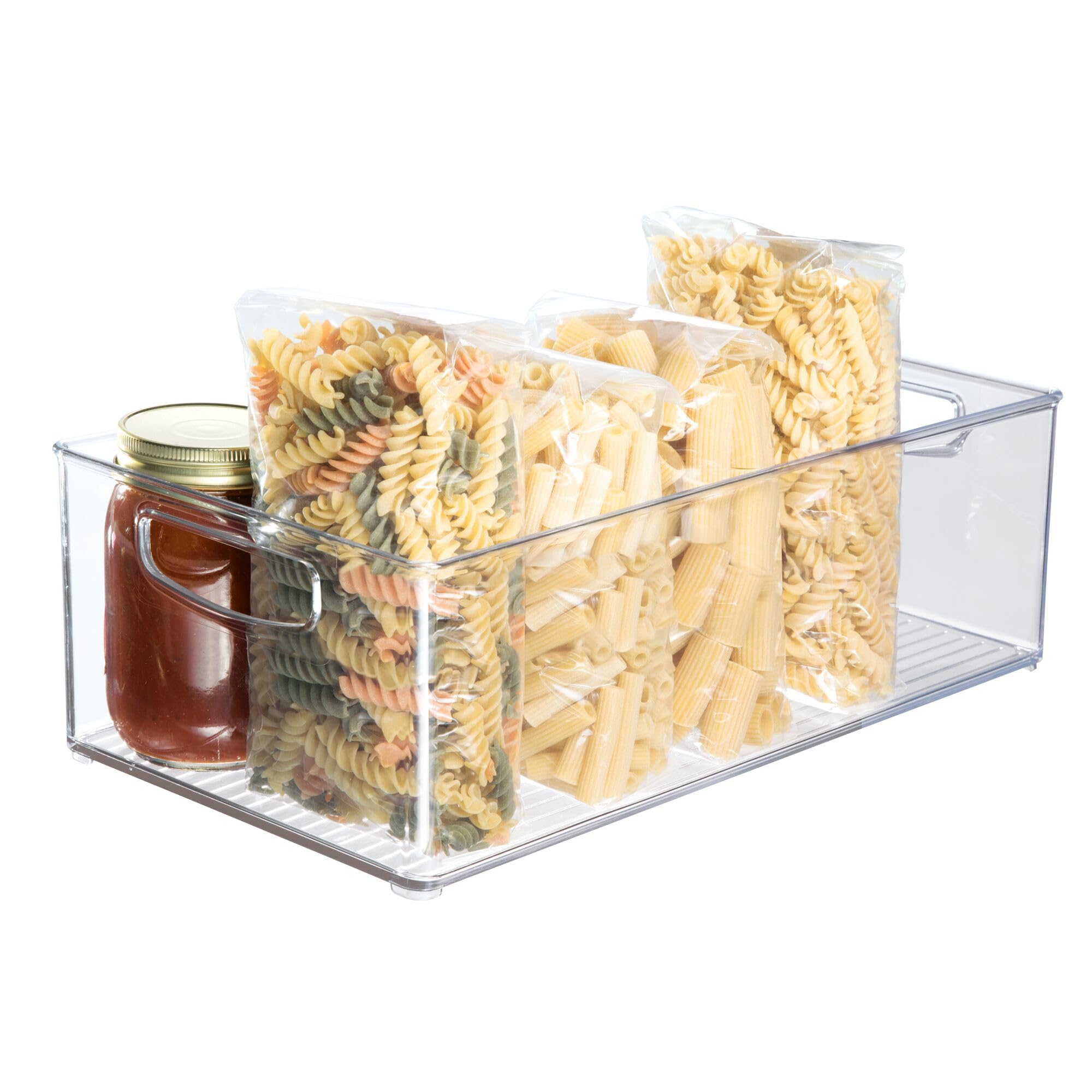 iDesign Recycled Plastic Stackable Storage Bin for - Linus Collection ...