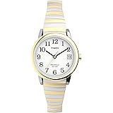 Amazon.com: Timex Women's Easy Reader 25mm Watch – Two-Tone Case White ...