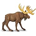 Amazon.com: Safari Ltd. Moose Figurine - Realistic 5" Animal Figure ...