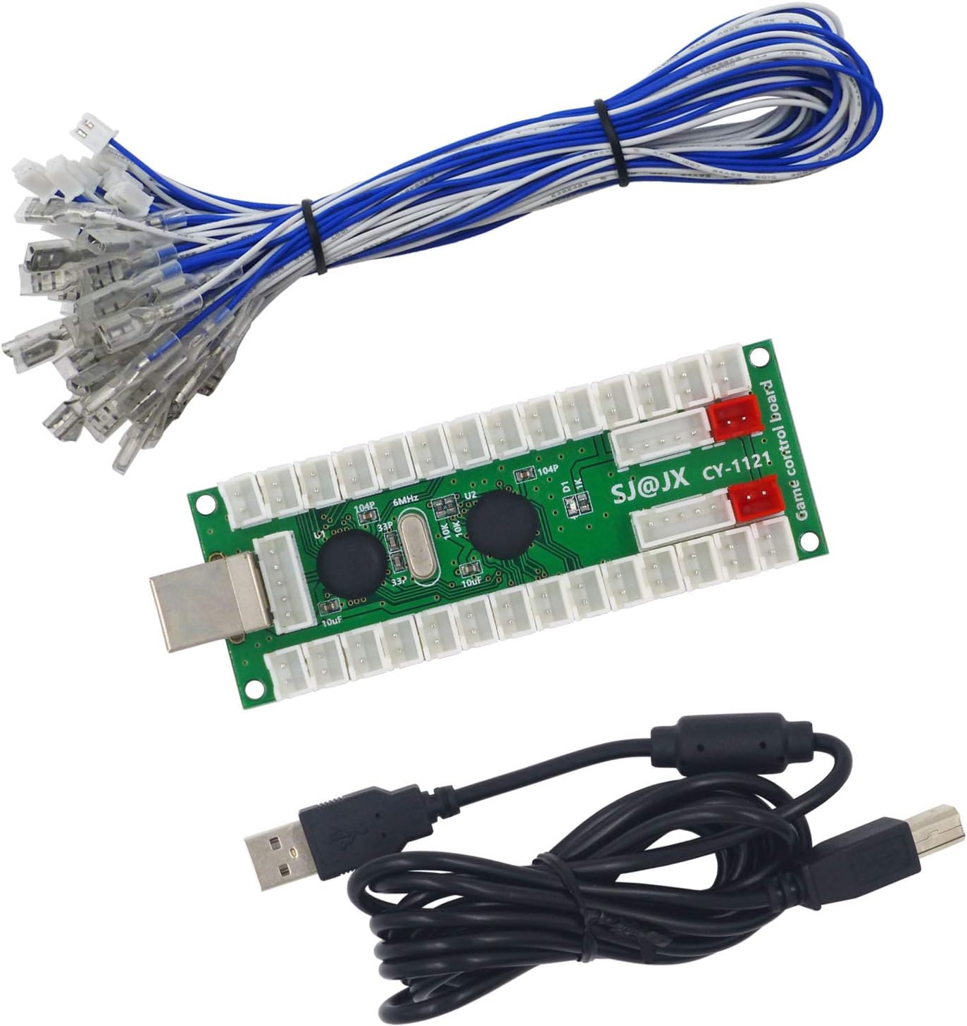 SJ@JX Arcade 2 Player USB Encoder Arcade Zero Delay: Amazon.de: Elektronik