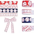 Amazon.com: PH PandaHall 4 Rolls 22 Yard Baseball Ribbons for Craft, 7/ ...