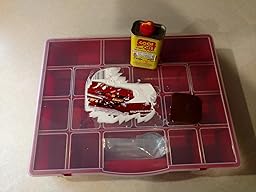 Stack-On SBR-18 17 Compartment Parts Storage Organizer Box with ...