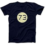 Sheldon Cooper 73 Perfect Number Big Bang Theory Inspired T-Shirt Blue ...