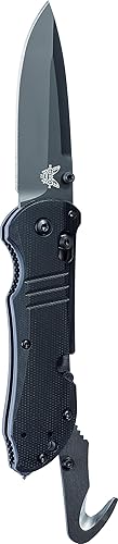 Benchmade - Tactical Triage 917BK Knife with Glass Breaker and Rescue ...