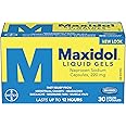 Maxidol Liquid Gels Pain Reliever - Fast Relief of Pain such as ...