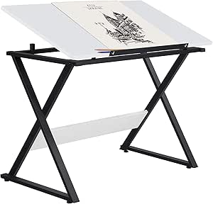 Amazon.com: Yaheetech Drafting Table for Artists Art Desk Drawing ...