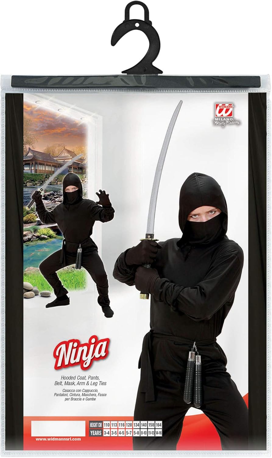 WIDMANN MILANO PARTY FASHION 0264 Ninja Costume – BigaMart