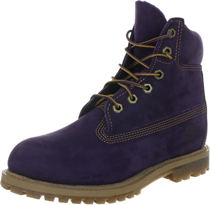 Timberland Women's 6" Premium Dark Purple Waterproof Boots 3203R 3 UK ...
