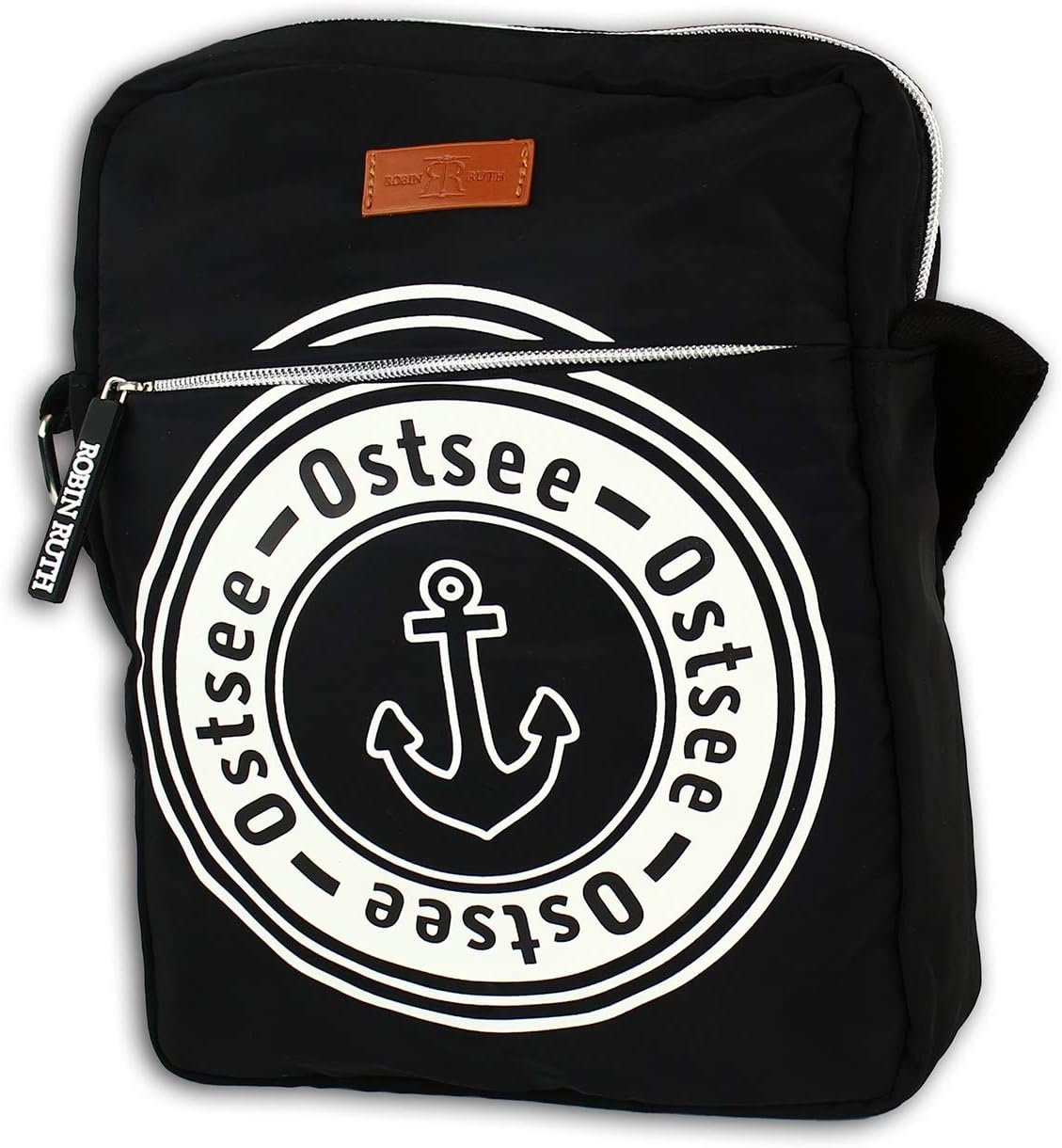 Robin Ruth Umhängetasche Ostsee Anker Polyester schwarz Handtasche ...