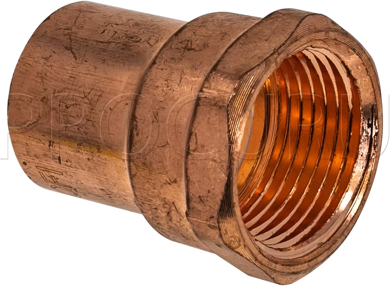 PROCURU 1-Inch Copper Female Adapter CxF, Professional Grade, NSF Lead ...