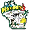 Amazon.com: Minnesota Jumbo State Magnet by Classic Magnets, 3.4" x 3.8 ...