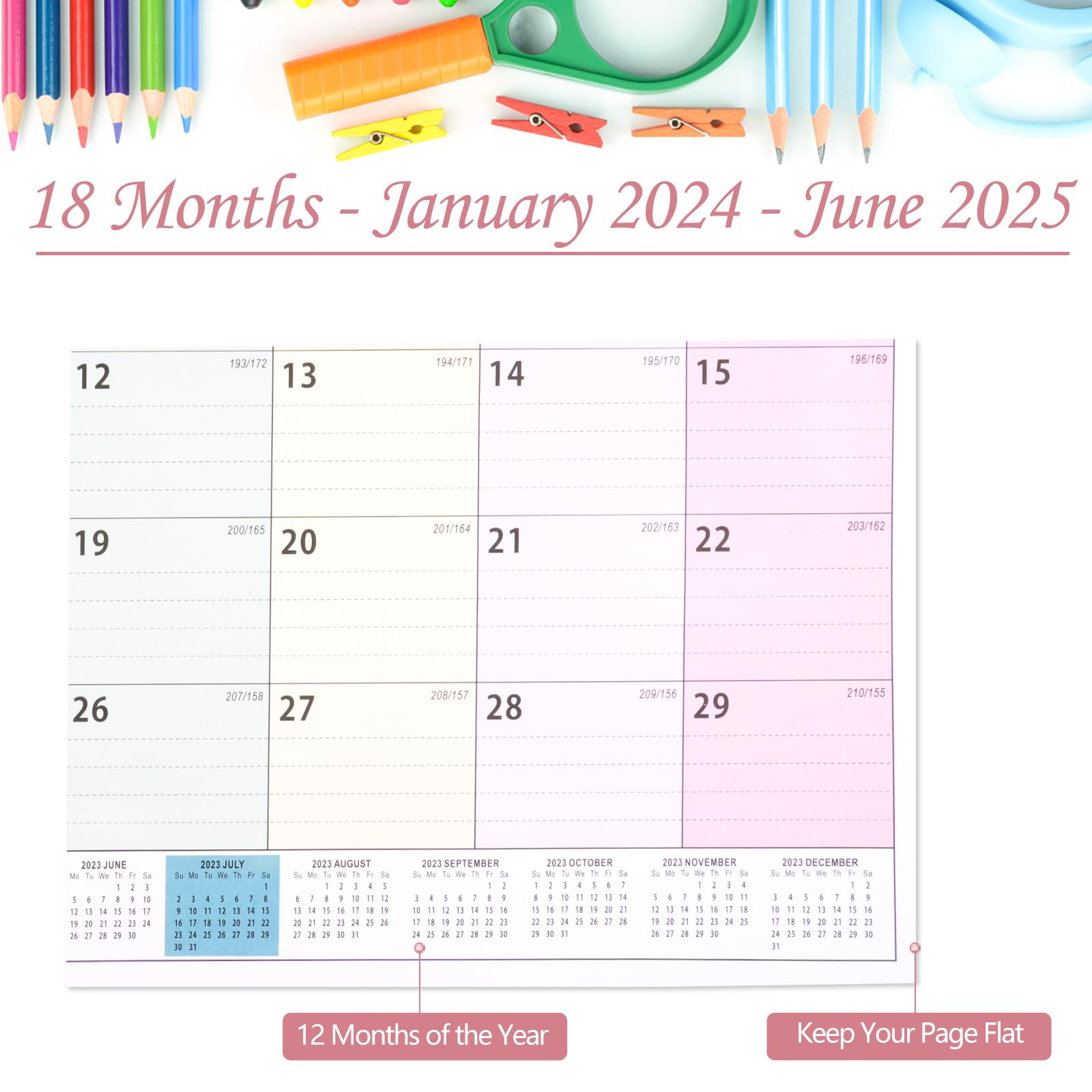 Mua Wall Calendar 2024 UK - 2025, Large 2024 Calendar Family Planner ...