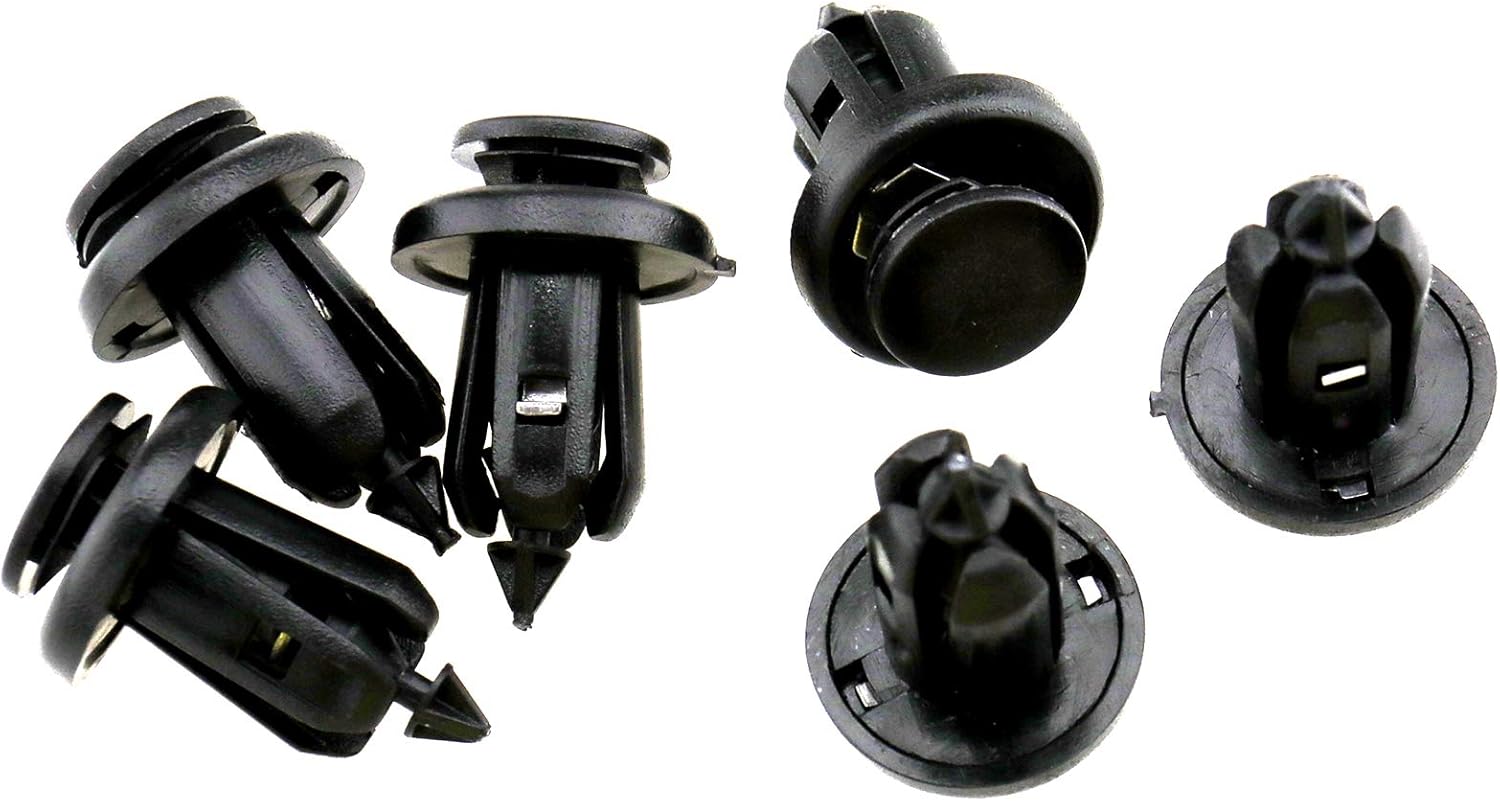 Create Idea Pack of 20 10mm Hole Plastic Push Wheel Rivet Retainer ...