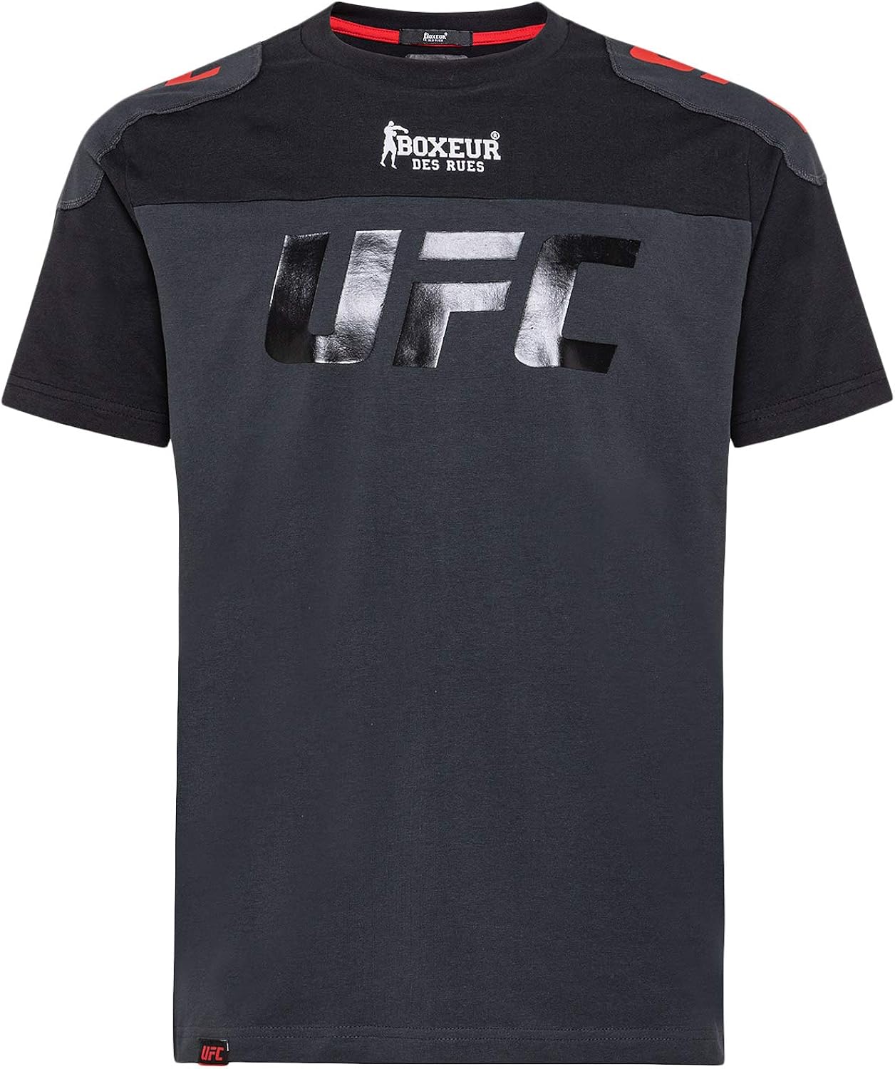 Boxeur Des Rues - UFC T-Shirt with Patch Prints, Man: Amazon.co.uk ...