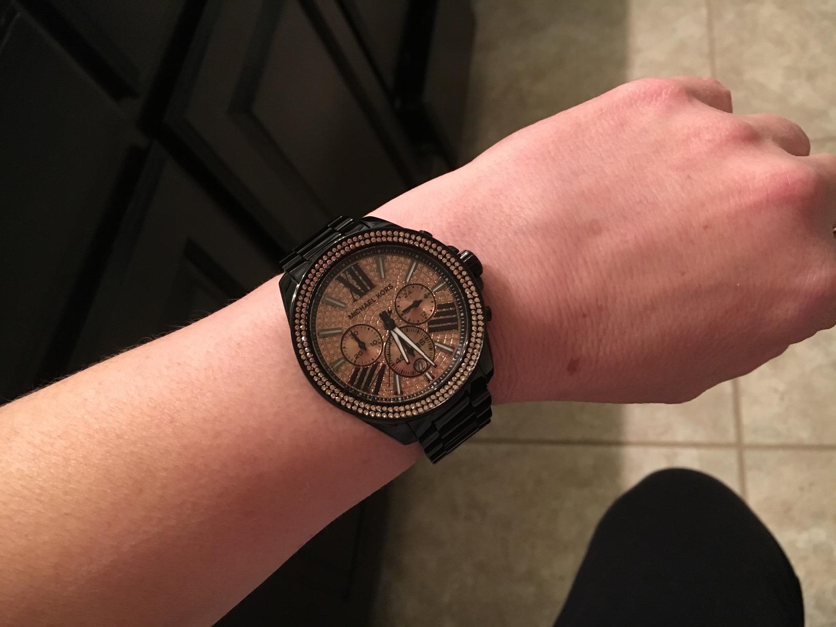 $35/mo - Finance Michael Kors Women's Wren Black Watch MK5879 | Buy Now ...