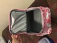 Amazon.com: MIER Double Decker Insulated Lunch Box Pink Soft Cooler Bag ...