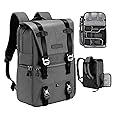 Amazon.com : K&F Concept Camera Backpack, Camera Bags for Photographers Large Capacity Camera ...