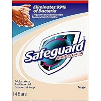 Amazon.com : Safeguard 14 Bars 4oz (113g) Each Beige Washes Away ...