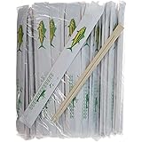 Amazon.com: Bamboo Wooden Chopsticks 100 pairs | Individually Wrapped ...