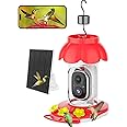 Amazon.com : Hummingbird Feeder with Camera, Smart Hummingbird Feeder Camera Solar Powered with ...