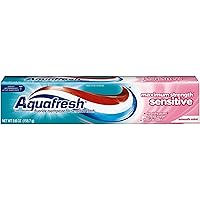 Amazon.com : Aqua Fresh Sensitive Maximum Strength Toothpaste, 5.6 oz ...