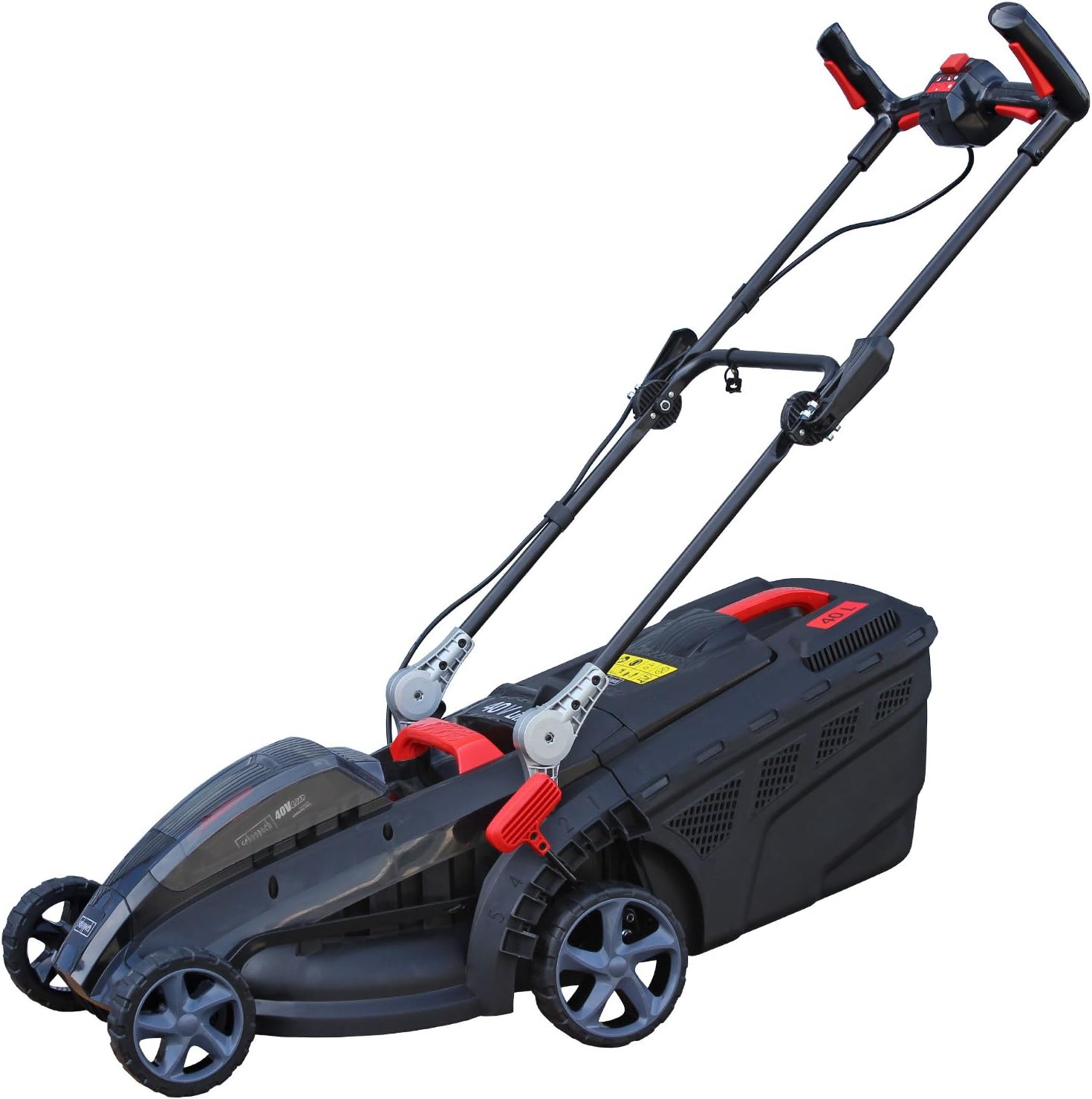 Scheppach EC 137 Batterie Li Kit de tondeuse à gazon 40 V + système de ...