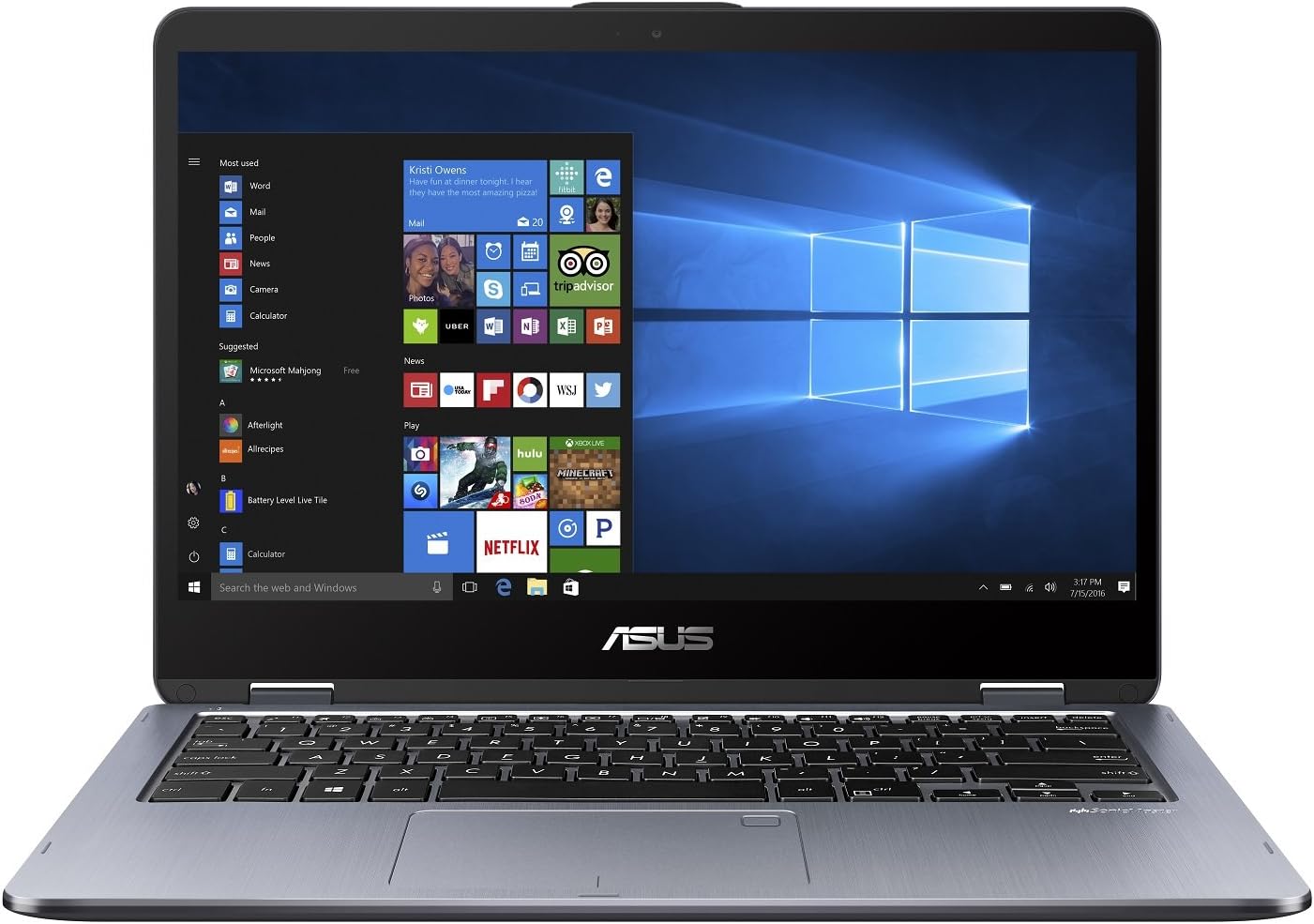 Asus Vivobook Flip TP410UA-EC323T PC portable hybride Tactile 14" Full ...