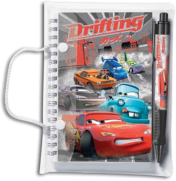 Amazon.com : Cars Spiral Notebook & Pen Set (10589A) (art may vary ...