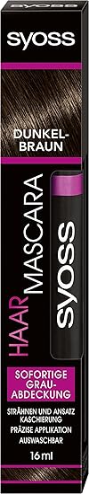 Syoss Haar Mascara, Dunkelbraun, 16 ml: Amazon.de: Beauty