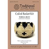 Amazon.com: Traditional Craft Kits Twined Basket Weaving Kit (Gathering ...