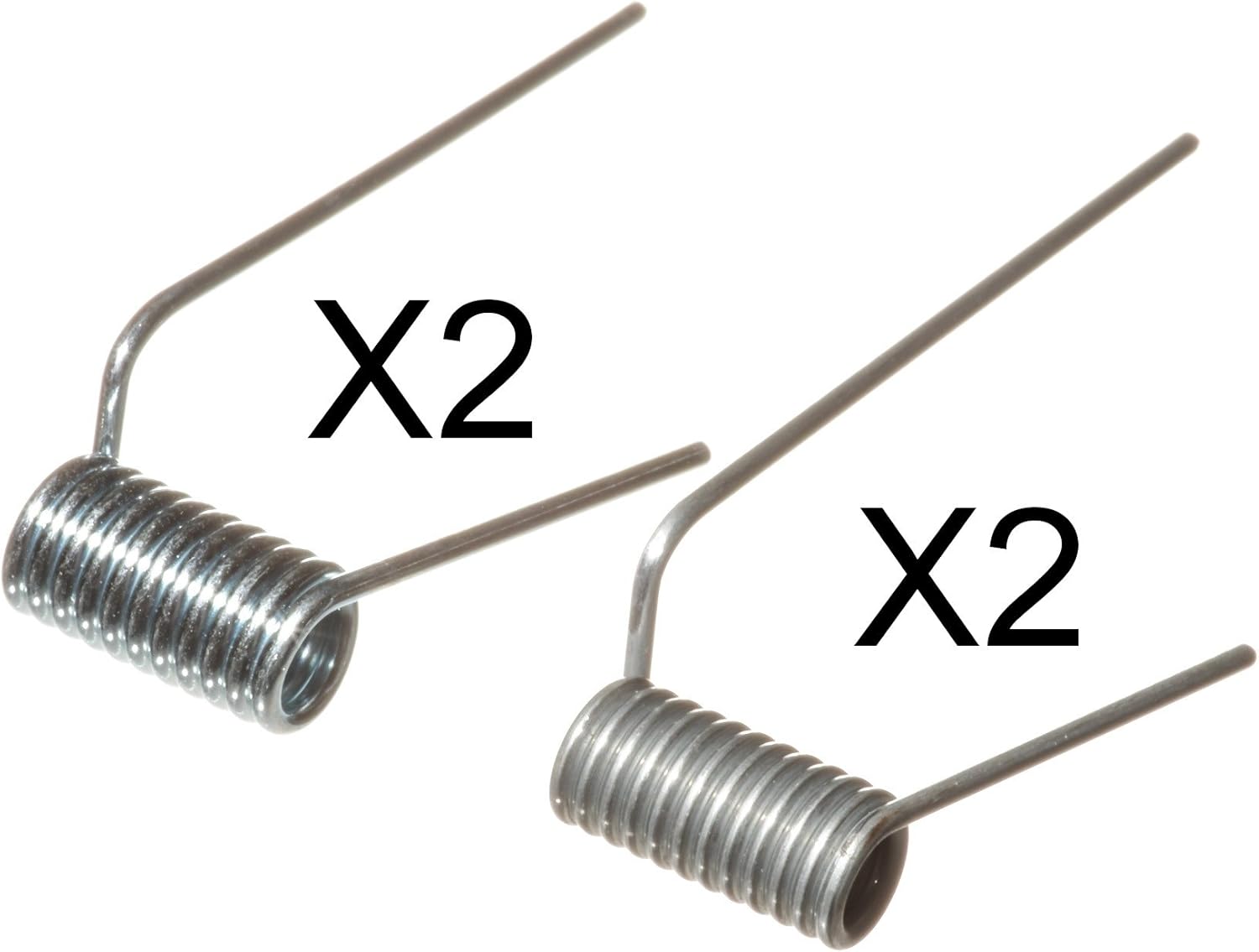 Pack of 4 Letter Plate/Letterbox Springs with Cranked Arm (2 Different ...