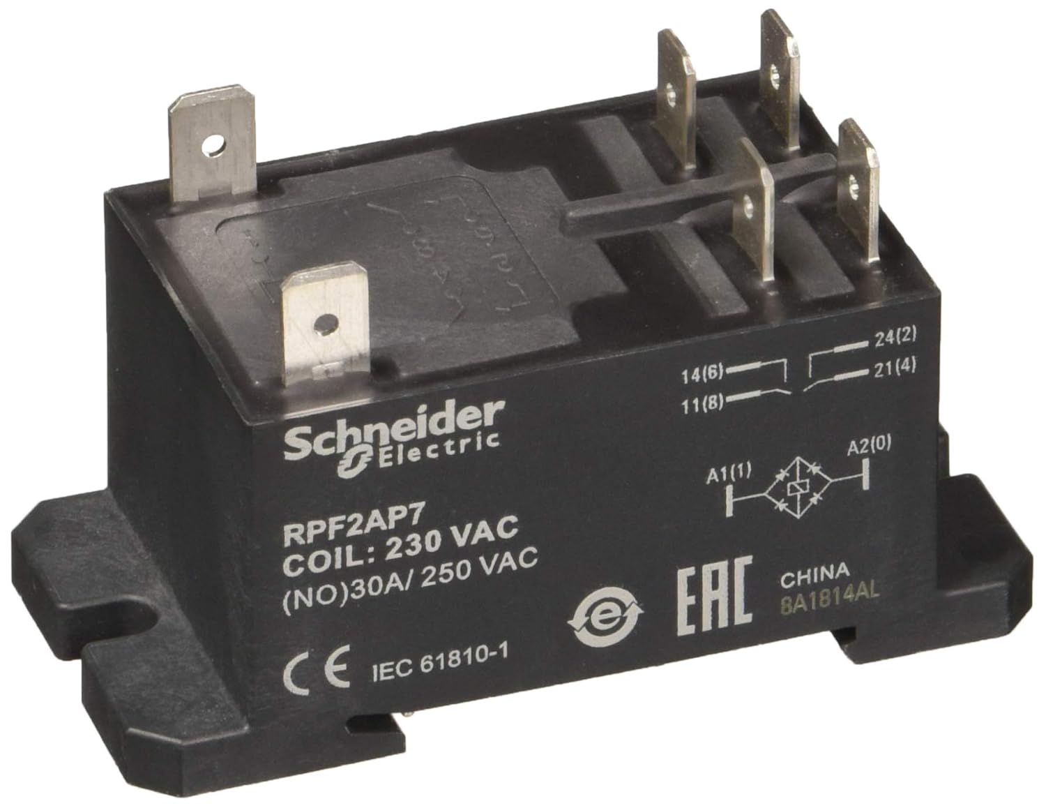 Schneider RPF2AP7 Leistungsrelais Rpf, 2 S, 30 A, 230 Vac: Amazon.de ...