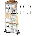 Amazon.com: CHOEZON Grid Wall Panel 5.7’ x 2’ FT Grid Display Rack ...