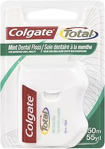 Colgate Total Dental Floss, Mint, 50 Meter: Amazon.ca: Beauty