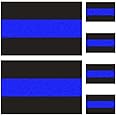 Amazon.com - Reflective Police Thin Blue Line Bumper Decals (2 Pack, 4 ...