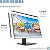 HP 24mh FHD Monitor 23.8-inch IPS Display 1080p Built-in Speakers and ...
