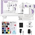 Amazon.com: Magicfly Mini Sewing Machine for Beginner, Dual Speed ...