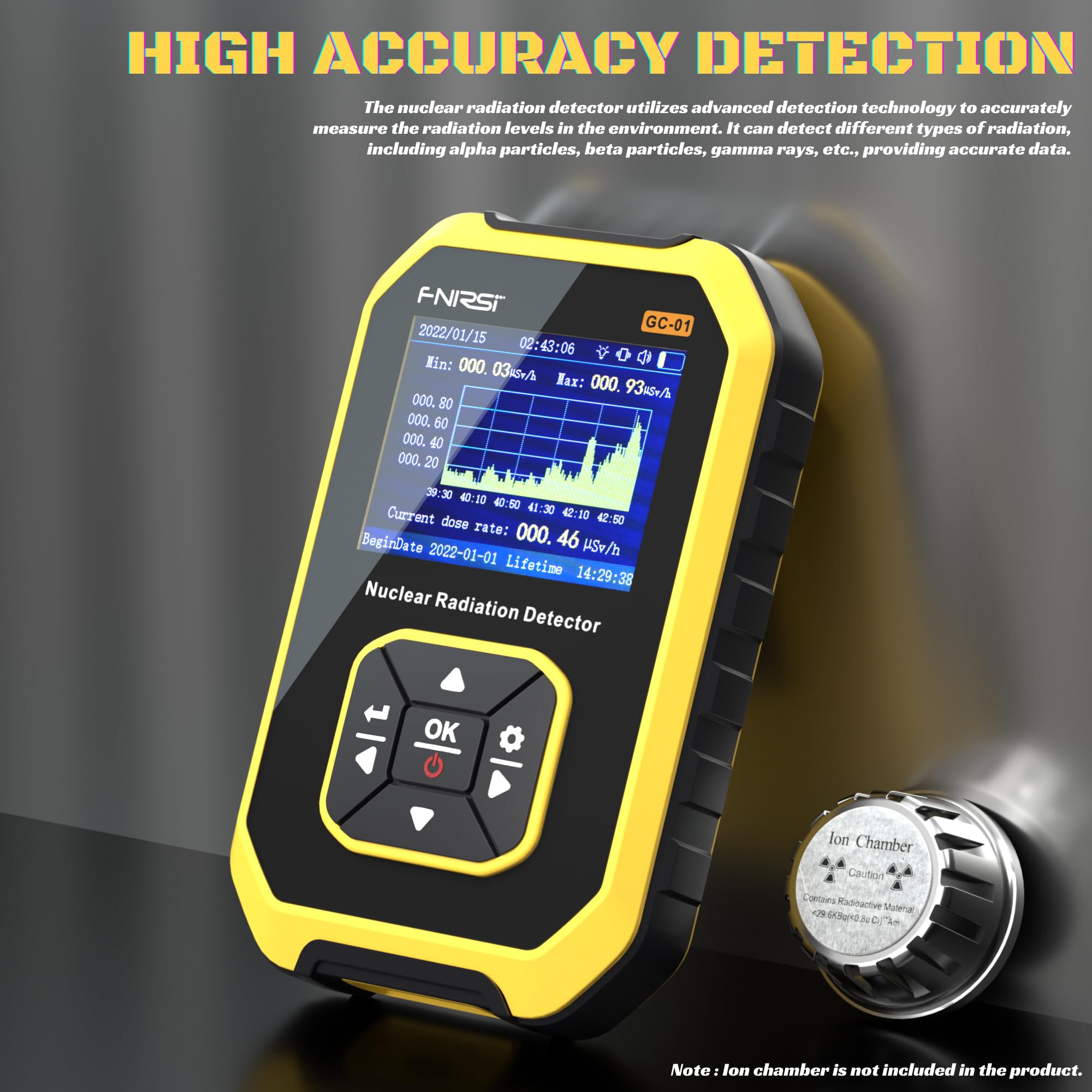 Mua Geiger Counter, FNIRSI GC01 Radiation Detector, γ-Ray β-Ray X-ray ...
