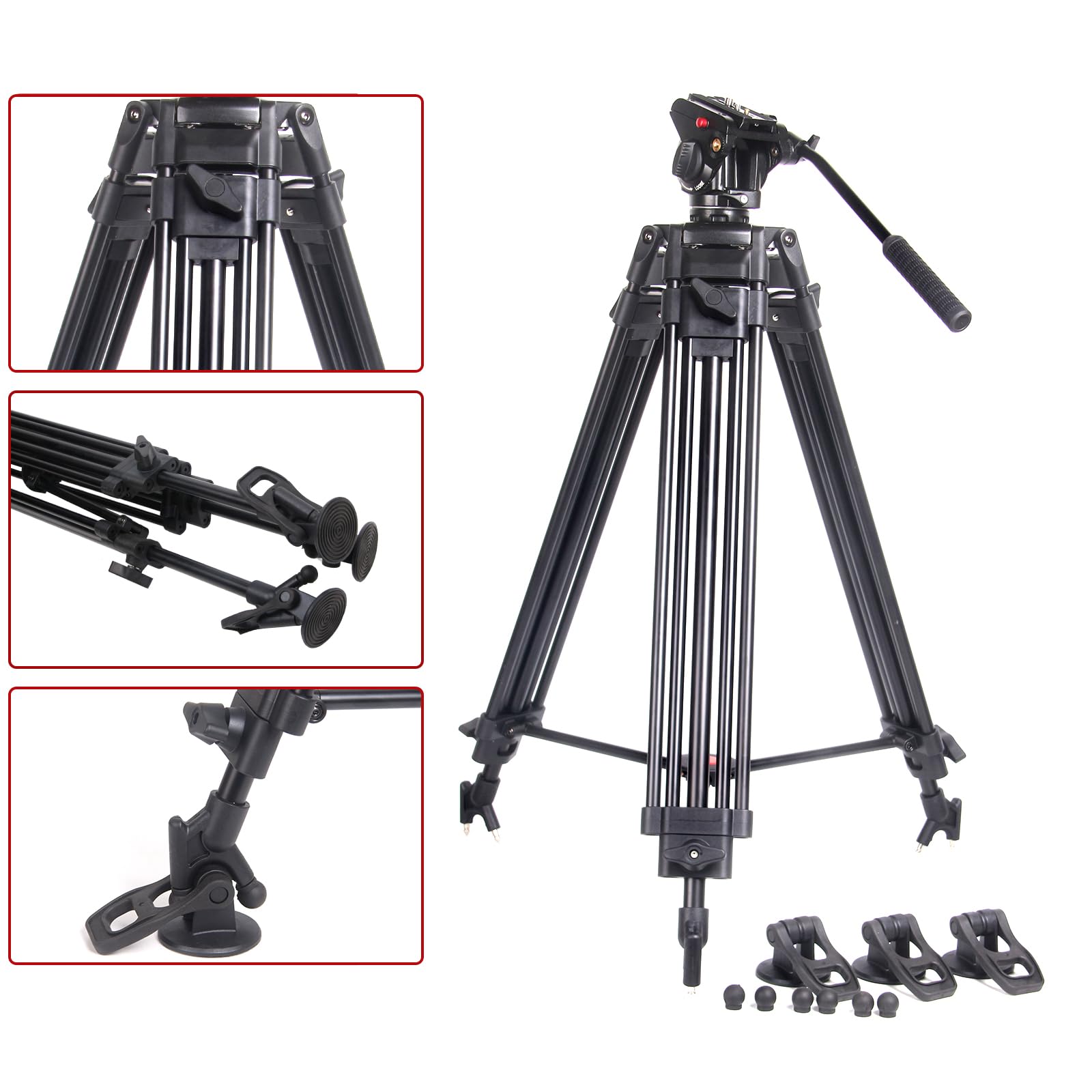 Mua Video Tripod System, Regetek 72 Inch Professional Heavy Duty ...